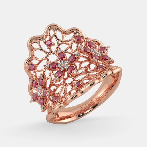 Ruby Rings - Buy 100+ Ruby Ring Designs Online in India 2018 | BlueStone